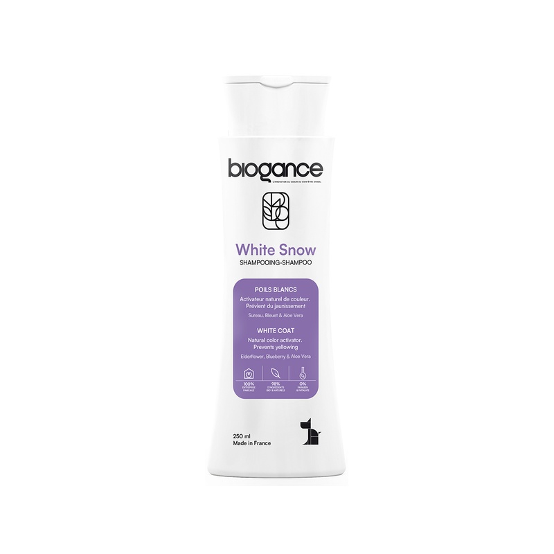 Biogance šampon White snow -pro bílou/světlou srst 250 ml | Kosmetika ...