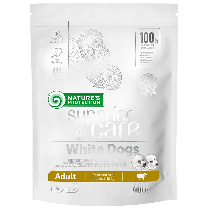 Nature's Protection Superior Care White Dogs Adult Small Breeds Lamb ...
