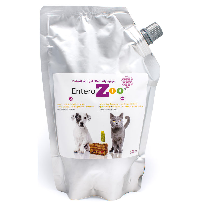 Entero ZOO detoxikační gel 500 ml doypack | lékárnička pro psa, zranění ...
