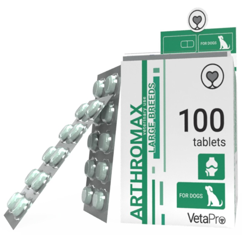 VetaPro Arthromax Large Breeds 100 tablet | Doplňky výživy, zubní péče ...