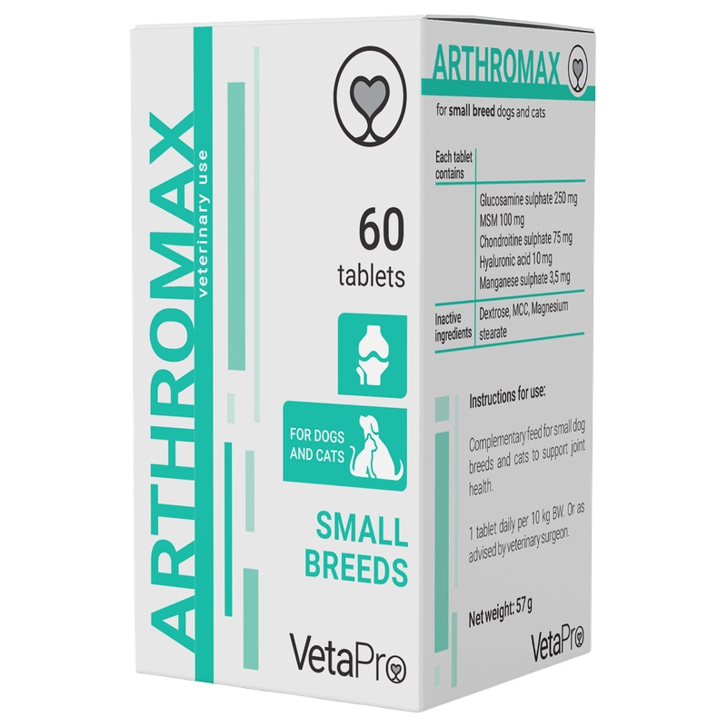 VetaPro Arthromax Small Breeds 60 tablet | Doplňky výživy, zubní péče ...