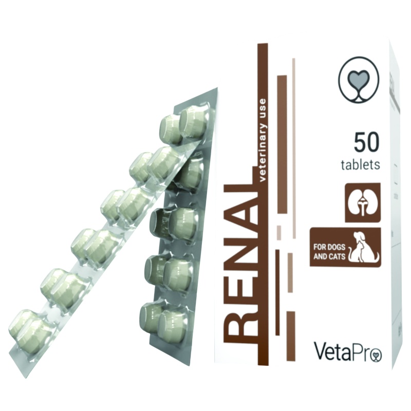 VetaPro Renal 50 tablet | Doplňky výživy, zubní péče | Zvěrokruh