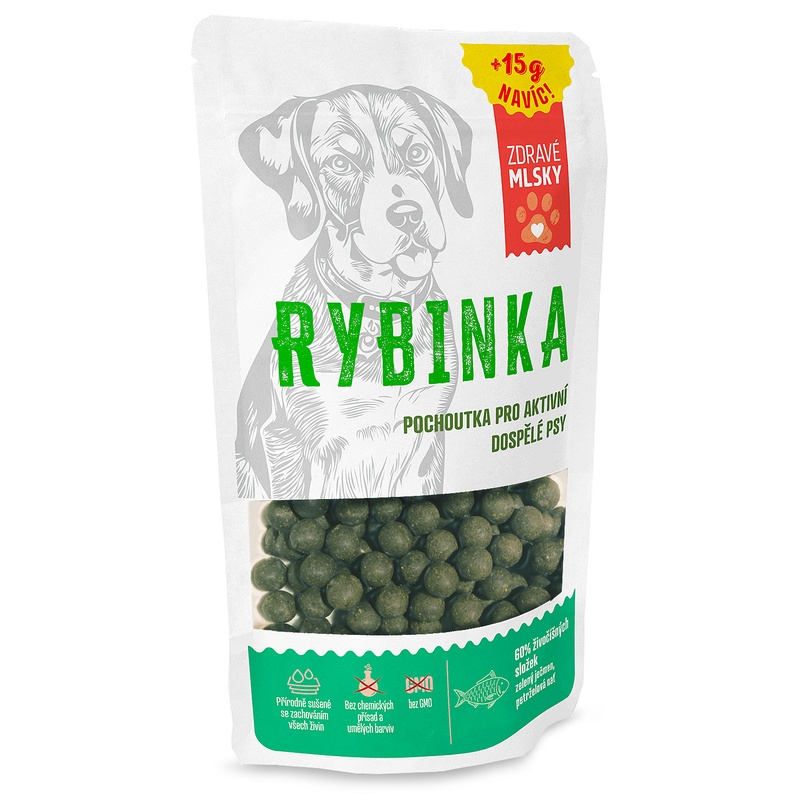 Zdravé mlsky Rybinka 165 g | Pamlsky pro psy | Zvěrokruh
