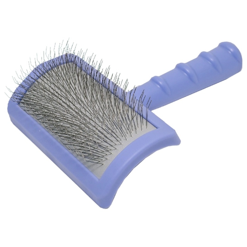 Tauro Pro Line Tuffer kartáč tvrdé drátky fialový | Úprava srsti a ...