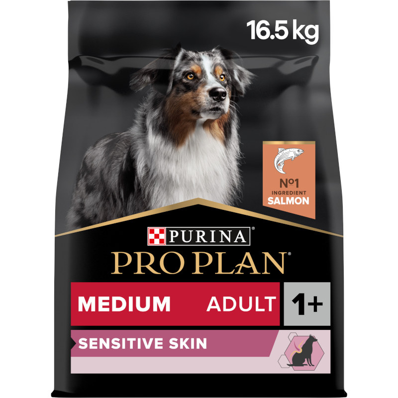 PRO PLAN Adult Medium Sensitive Skin 14+2,5 kg zdarma | Granule pro psa ...
